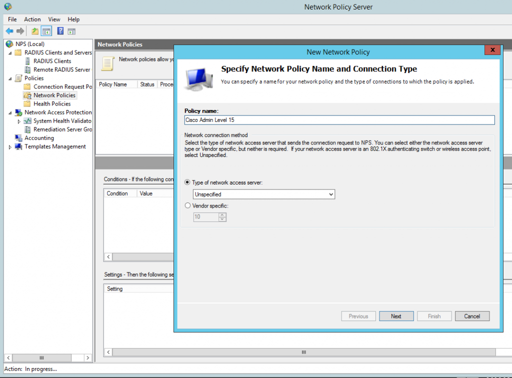 Cisco AAA Authentication with RADIUS against Active Directory 2012 NPS