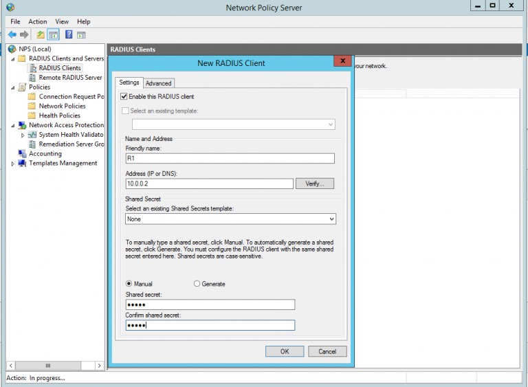 Cisco AAA Authentication with RADIUS against Active Directory 2012 NPS
