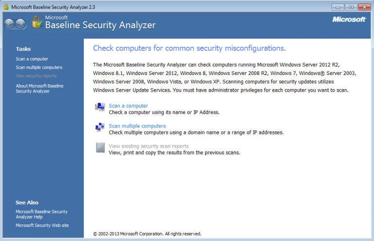 Are you using MBSA, you should be! This post is all about how to use ...