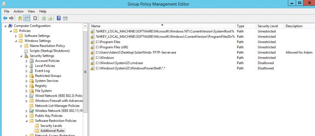 Software Restriction Policies in Microsoft Windows for basic ...