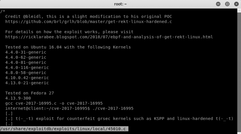 Searchsploit command line shortcut options -m and -x.